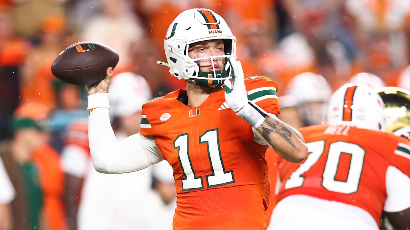 Coaches Poll snubs Miami Hurricanes but AP Poll puts Canes in Top 5