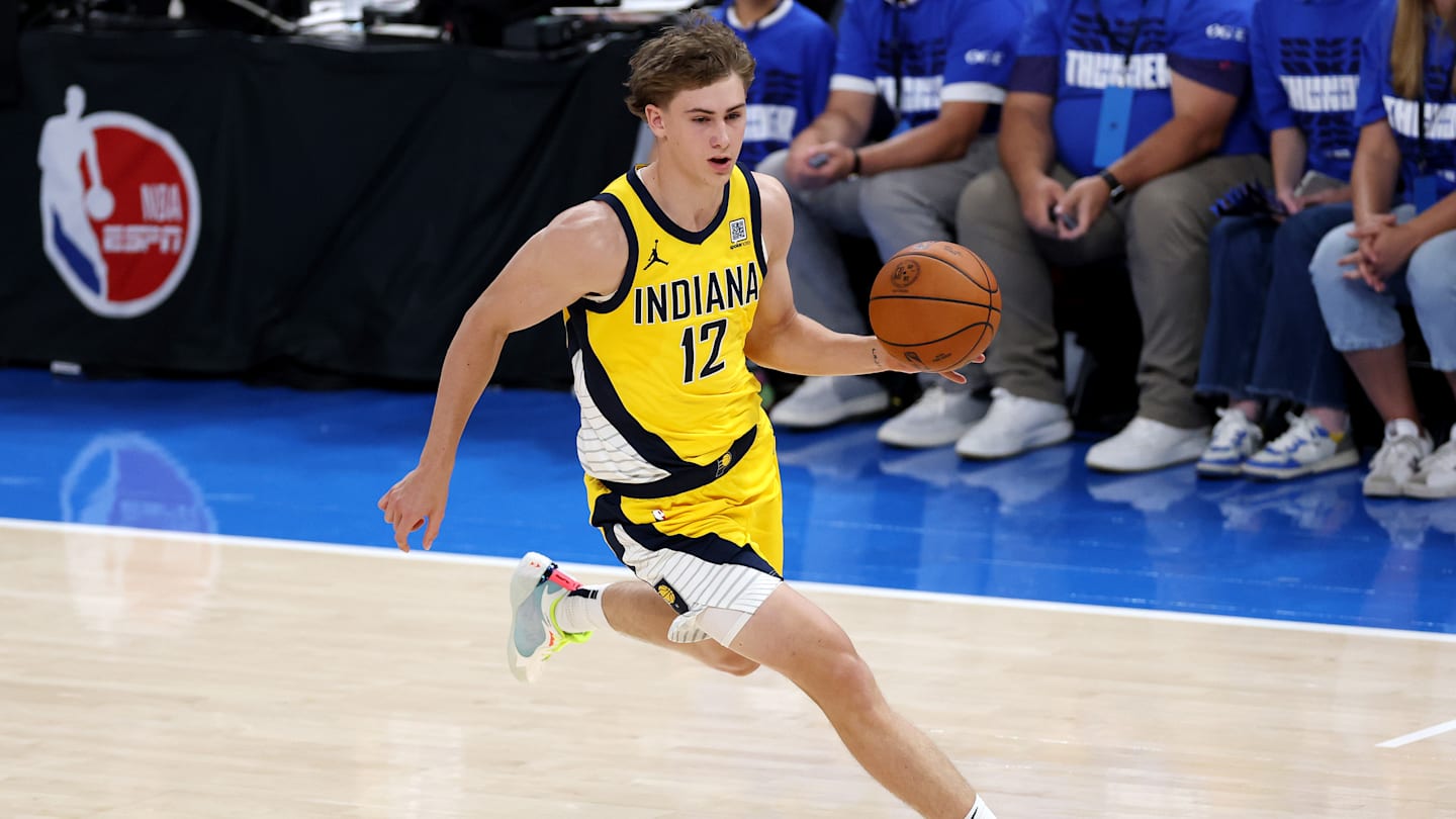 Former Jayhawk Johnny Furphy delivers a must-see dunk at NBA Summer League