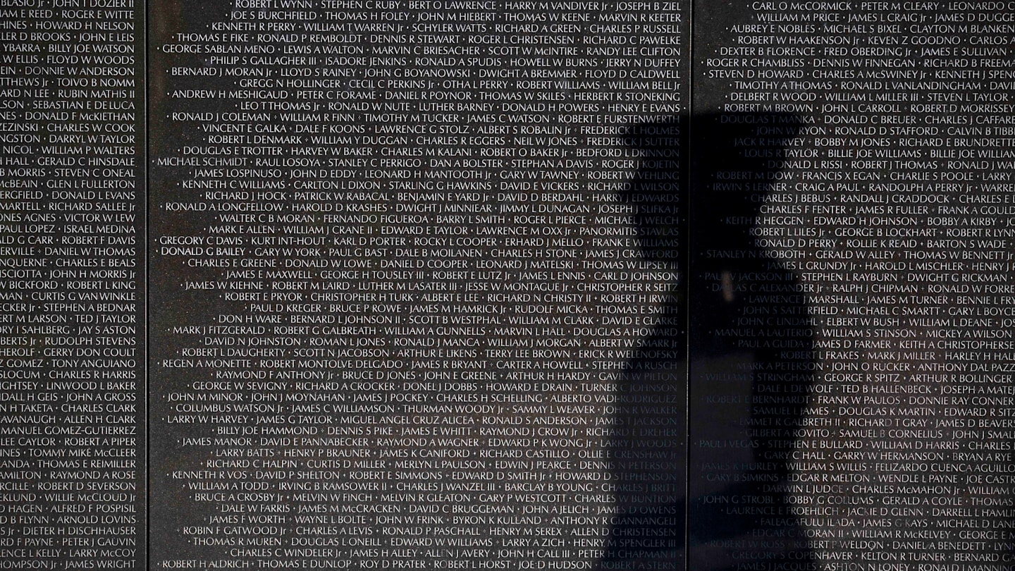 Written in Stone: 14 Facts About the Vietnam Veterans Memorial