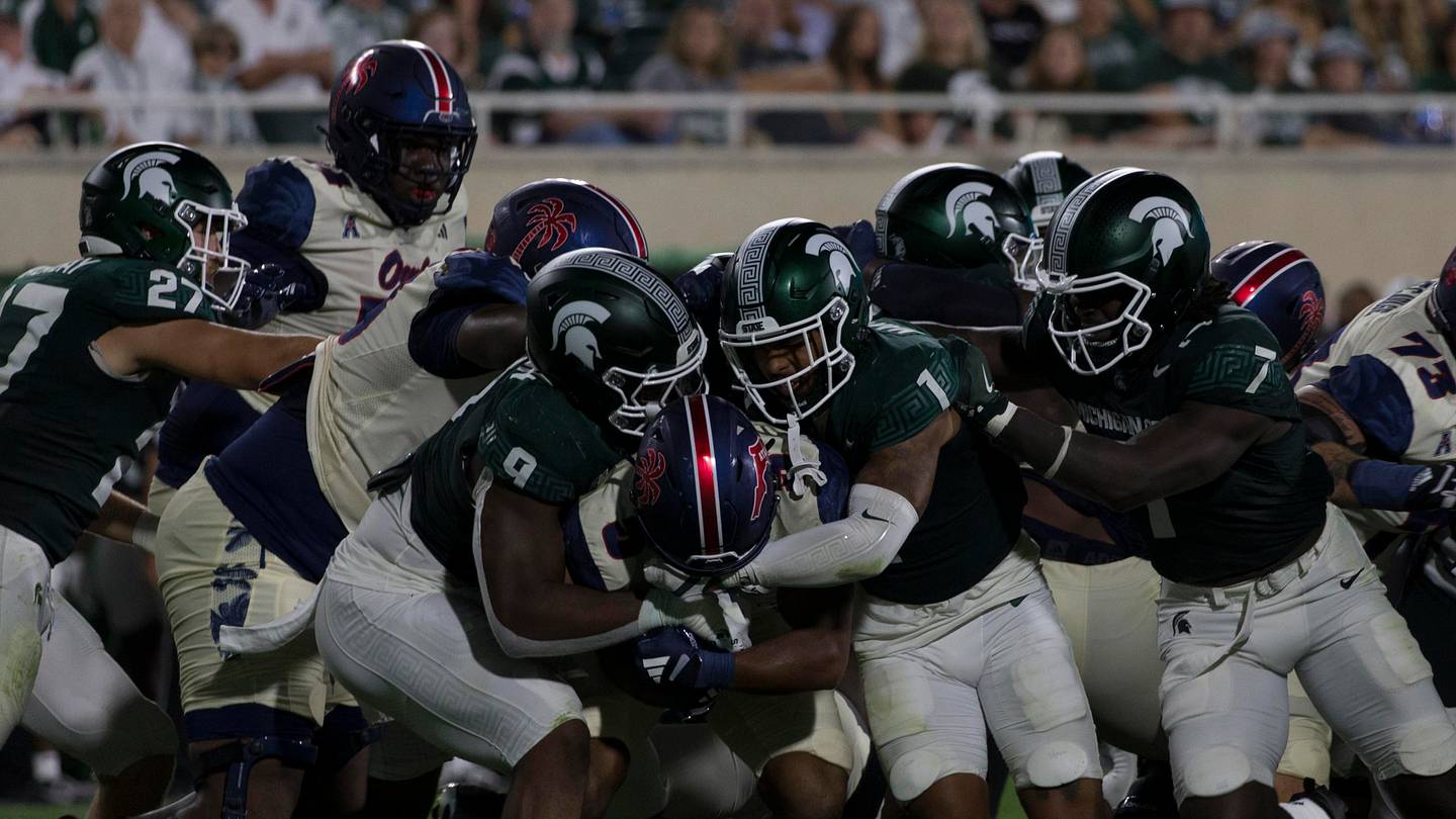Spartans' Cal Haladay Helped Defense Have a Day in Opener