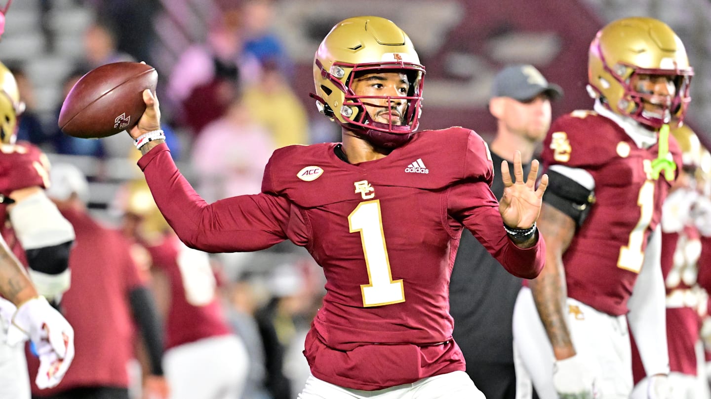 Florida State QB transfer Thomas Castellanos working out with the WRs