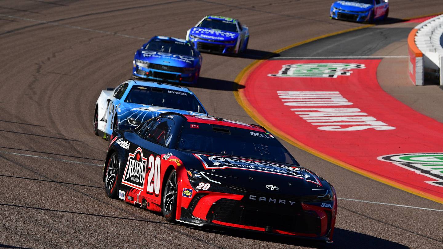Phoenix NASCAR Cup qualifying, full order after 2 lineup changes