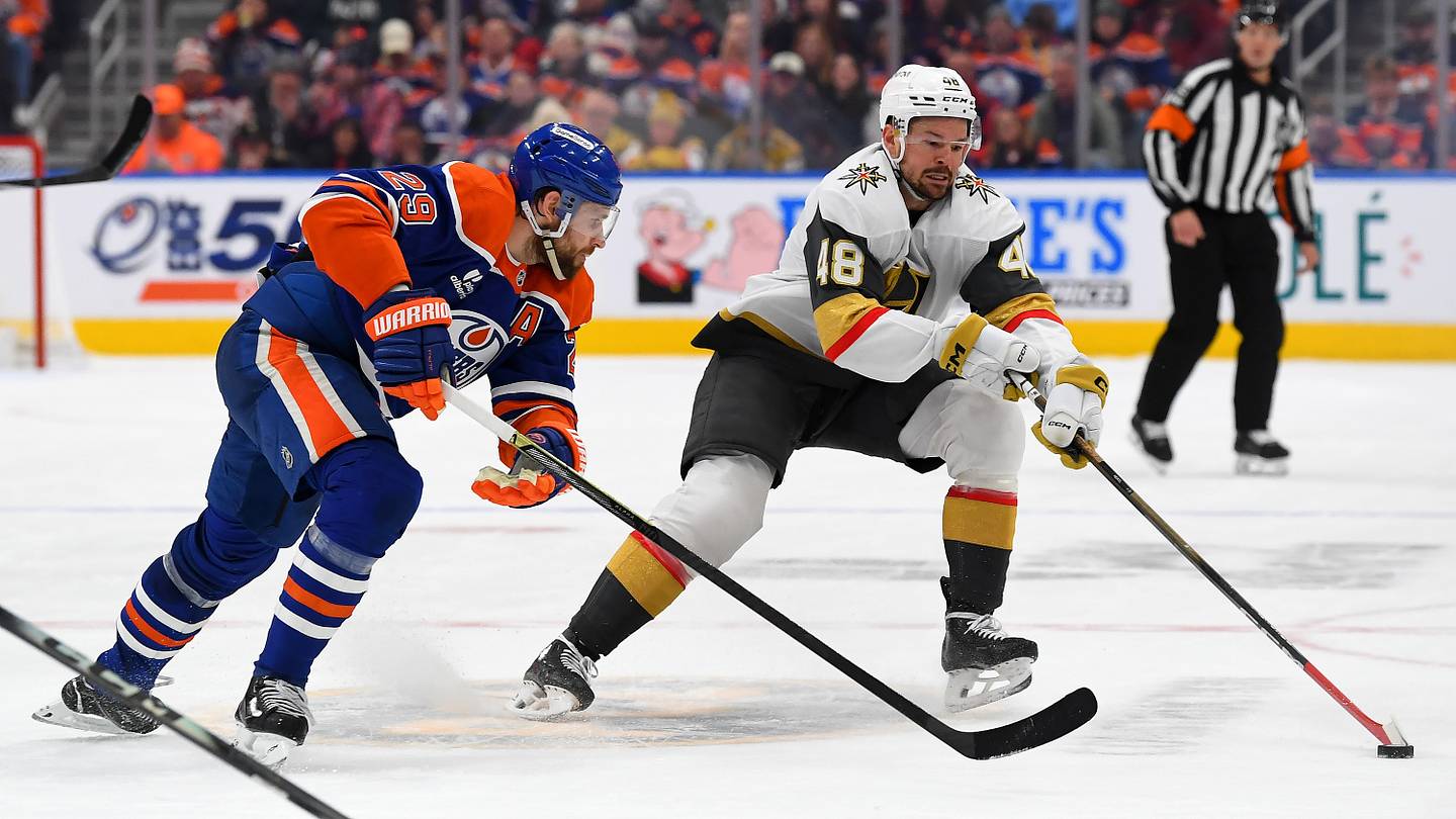 The Golden Knights have a special teams Jekyll & Hyde day in a tough ...