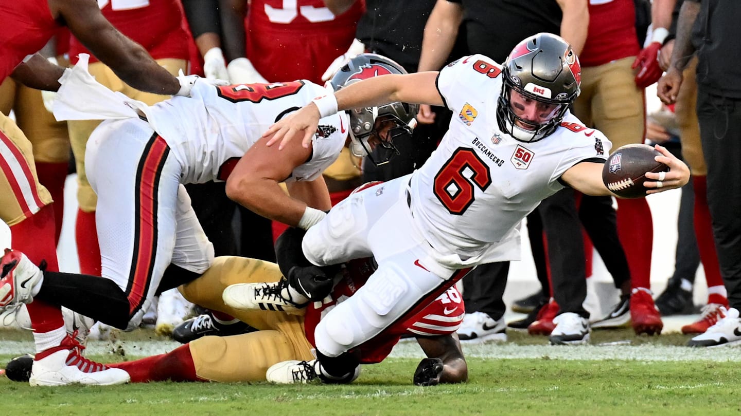 Jon Gruden crowns Baker Mayfield with wild Brett Favre and Rocky Balboa ...