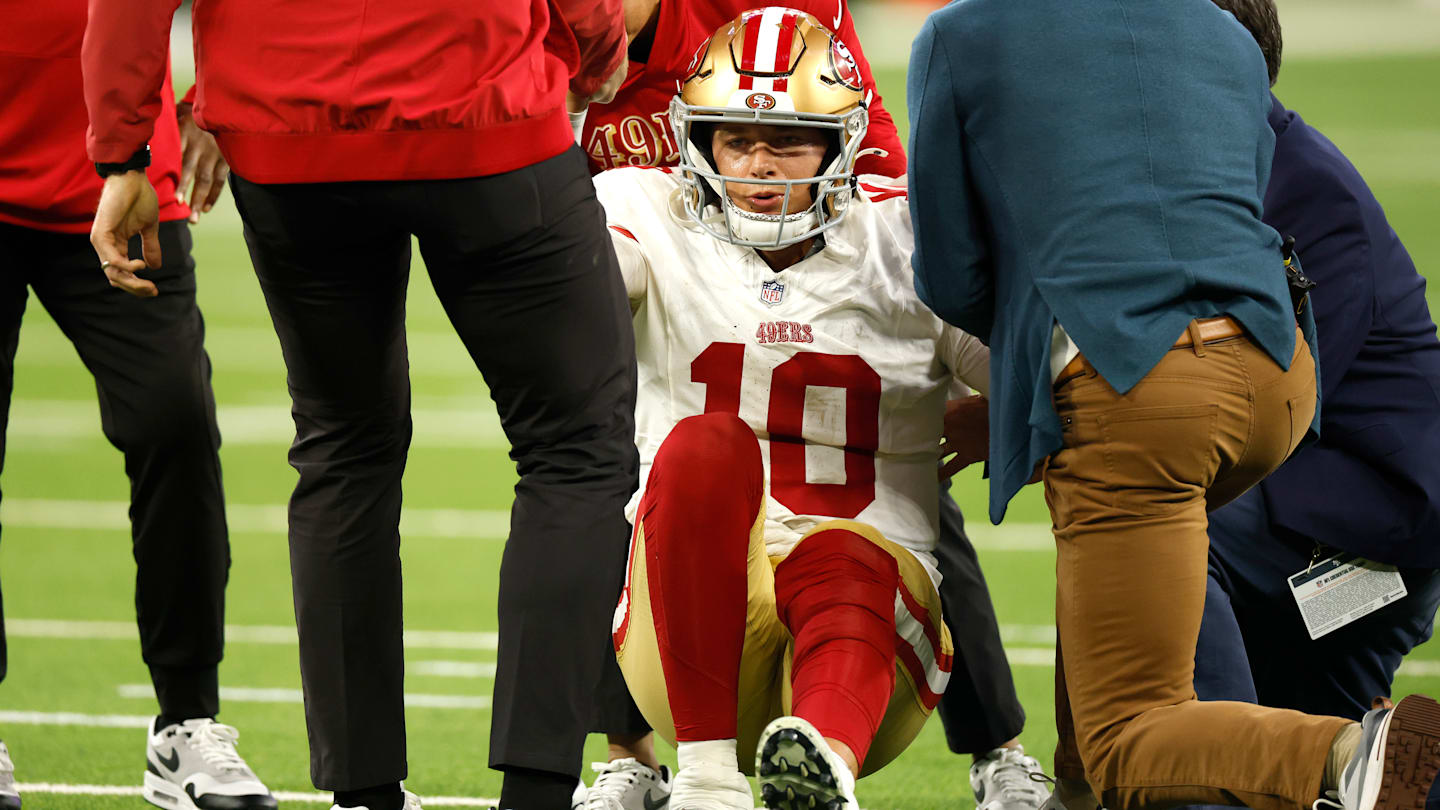 Latest Mac Jones injury updates after 49ers QB went down hard vs. Rams