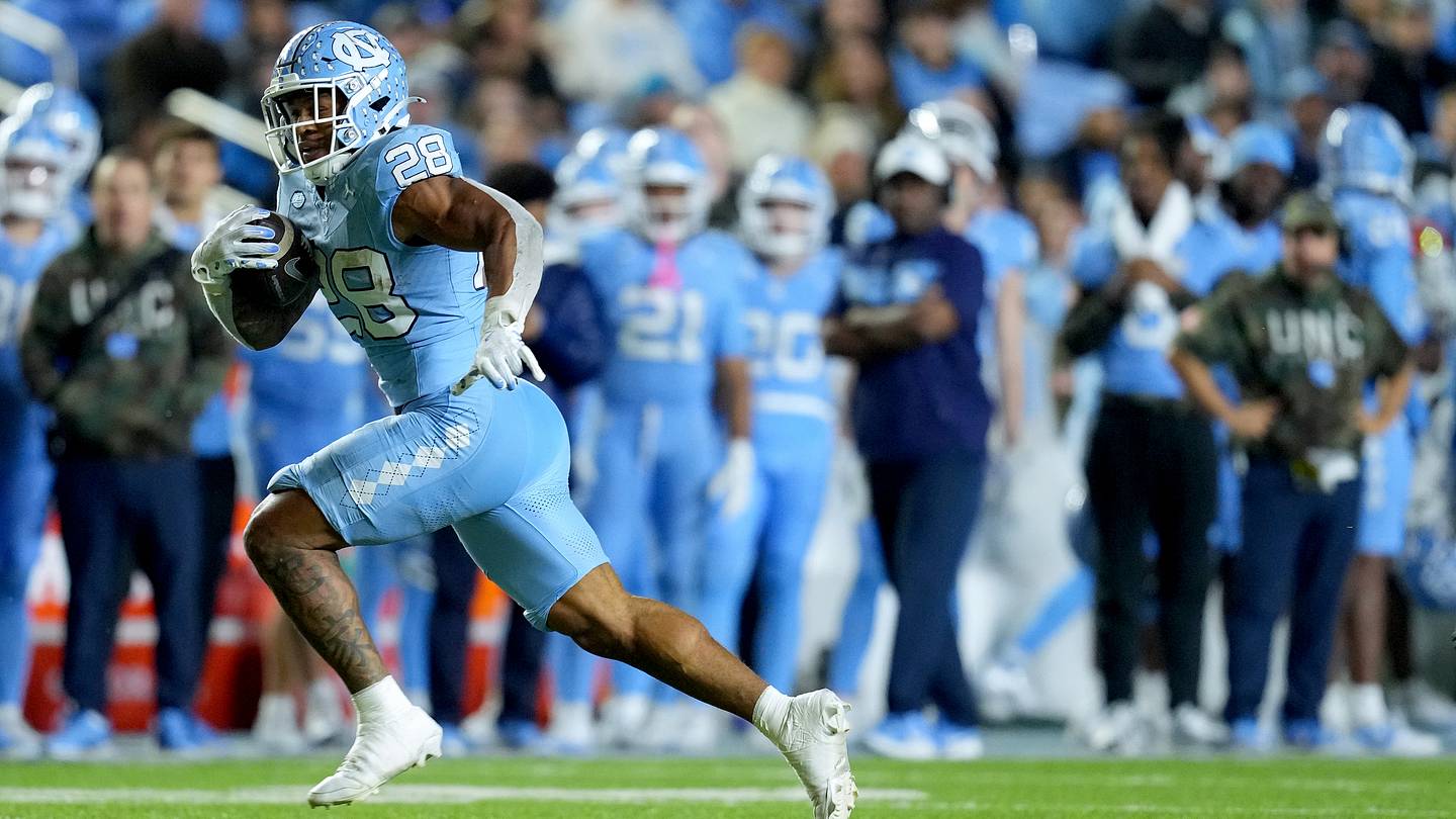 Omarion Hampton once again named the ACC Running Back of the Week
