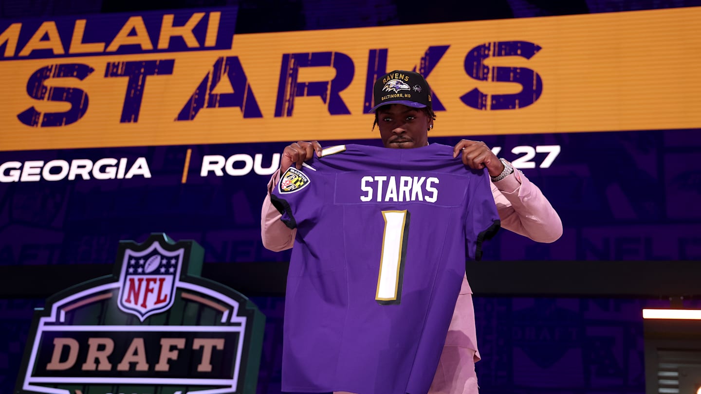 Ravens dare Aaron Rodgers to come to the AFC North after Malaki Starks pick