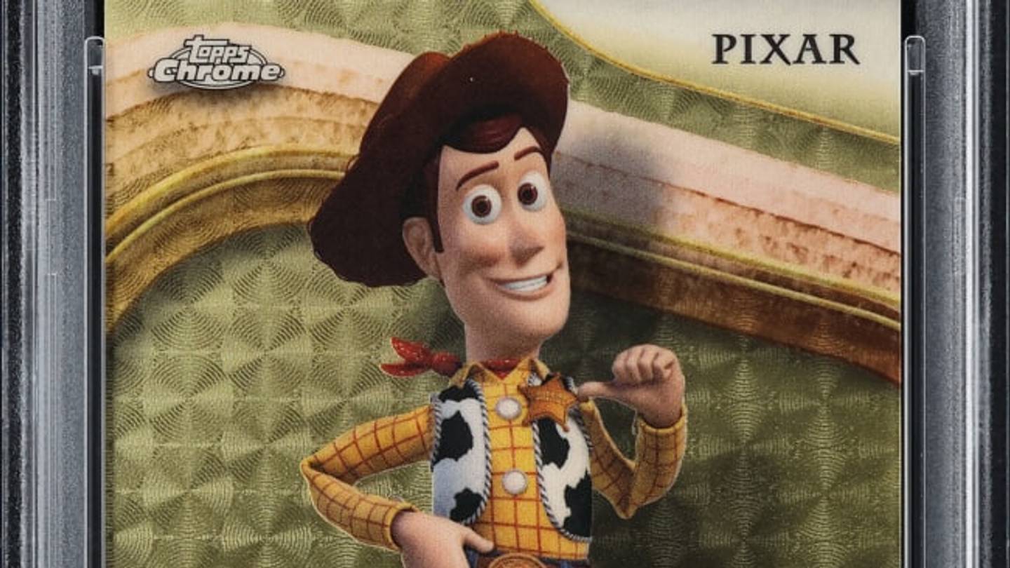 1-of-1 Woody Superfractor Breaks Toy Story Card Sales Record
