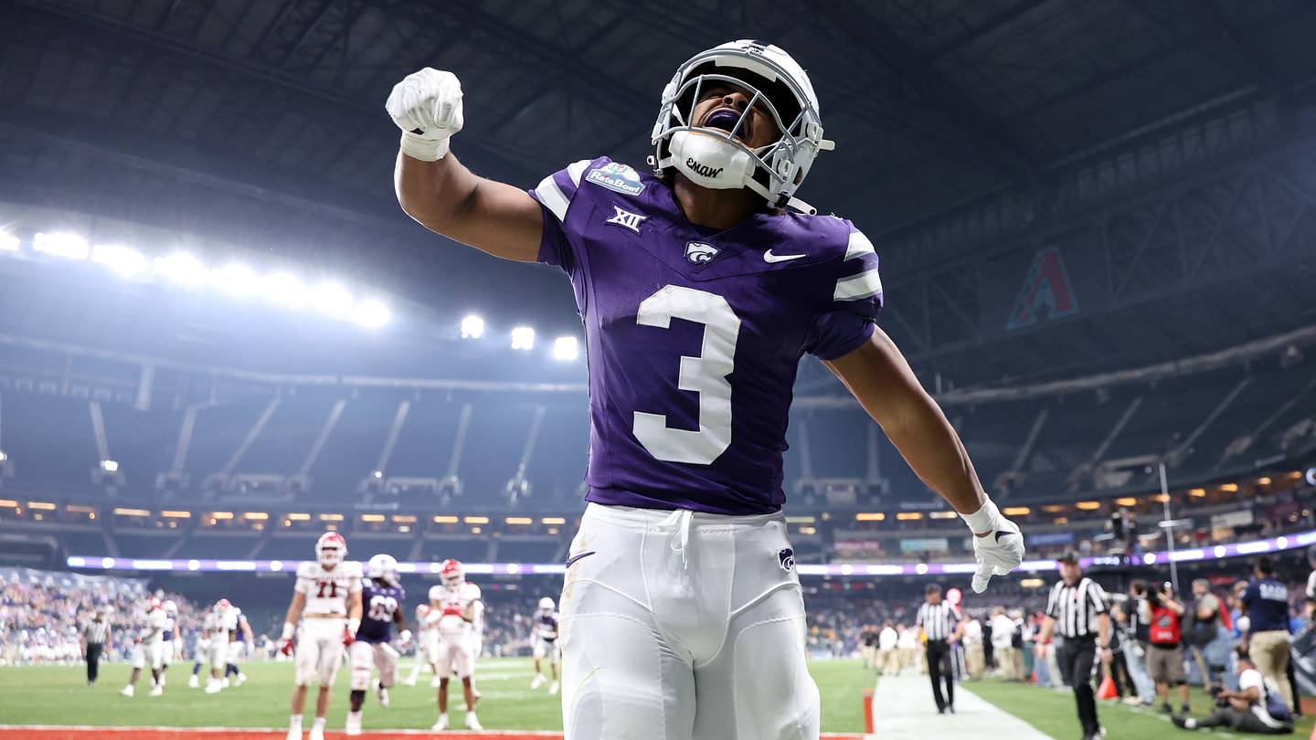Kansas State will be without it's star running back for several weeks