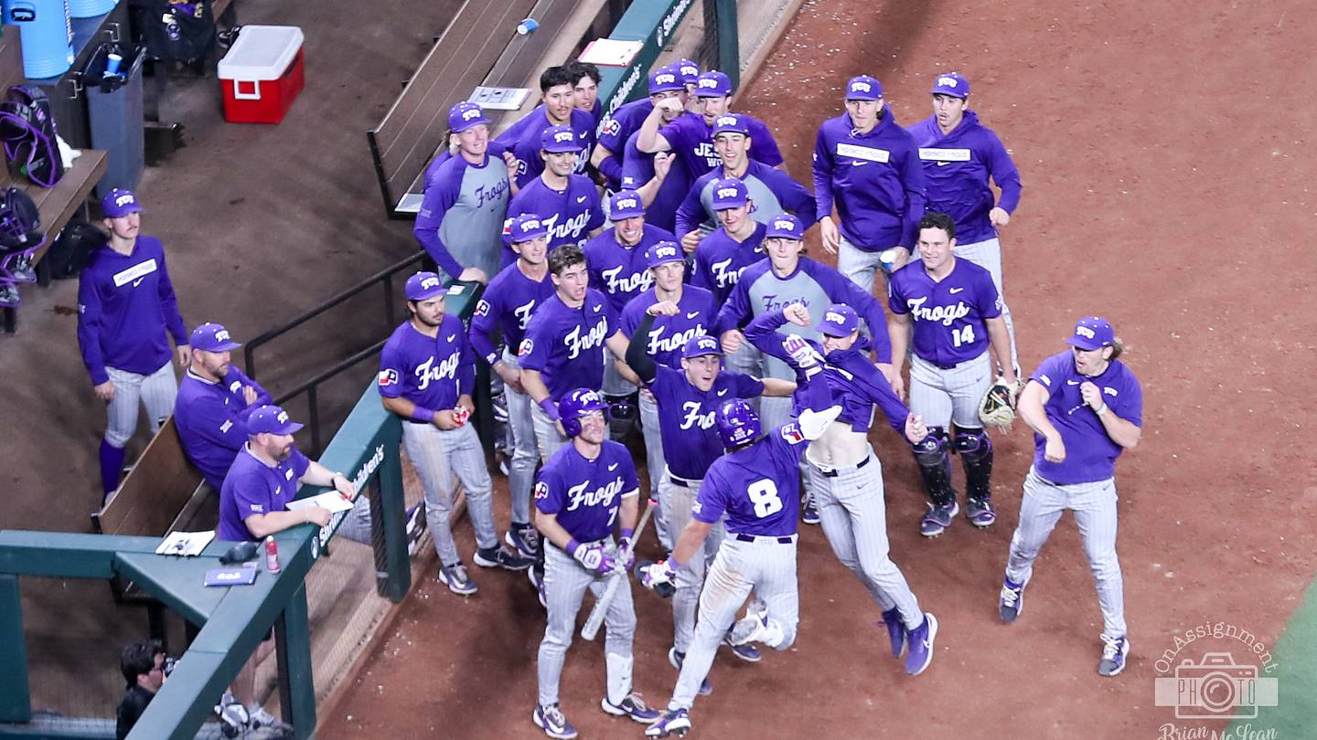 TCU Baseball Pulls Away From Michigan in Late Innings