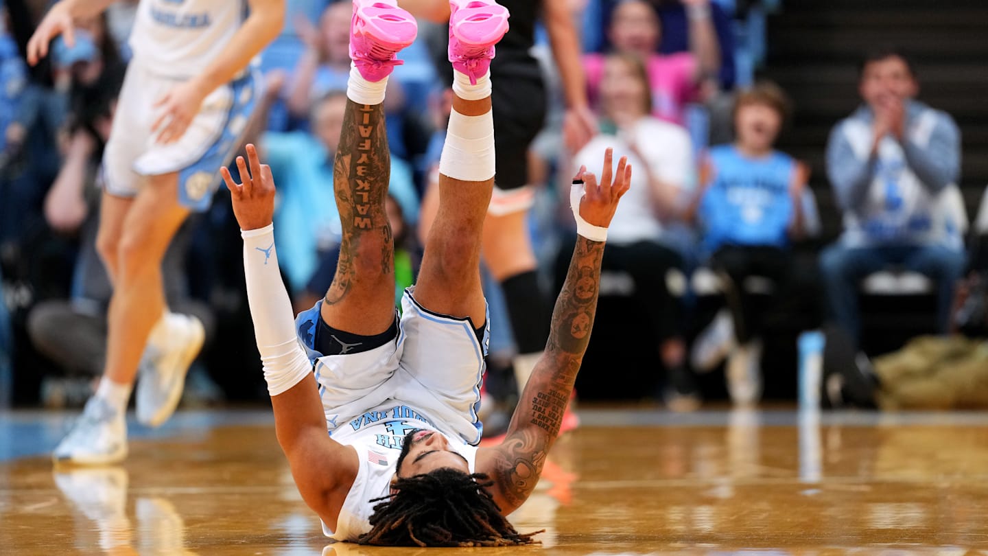 RJ Davis sets the UNC basketball record for most career three-point ...