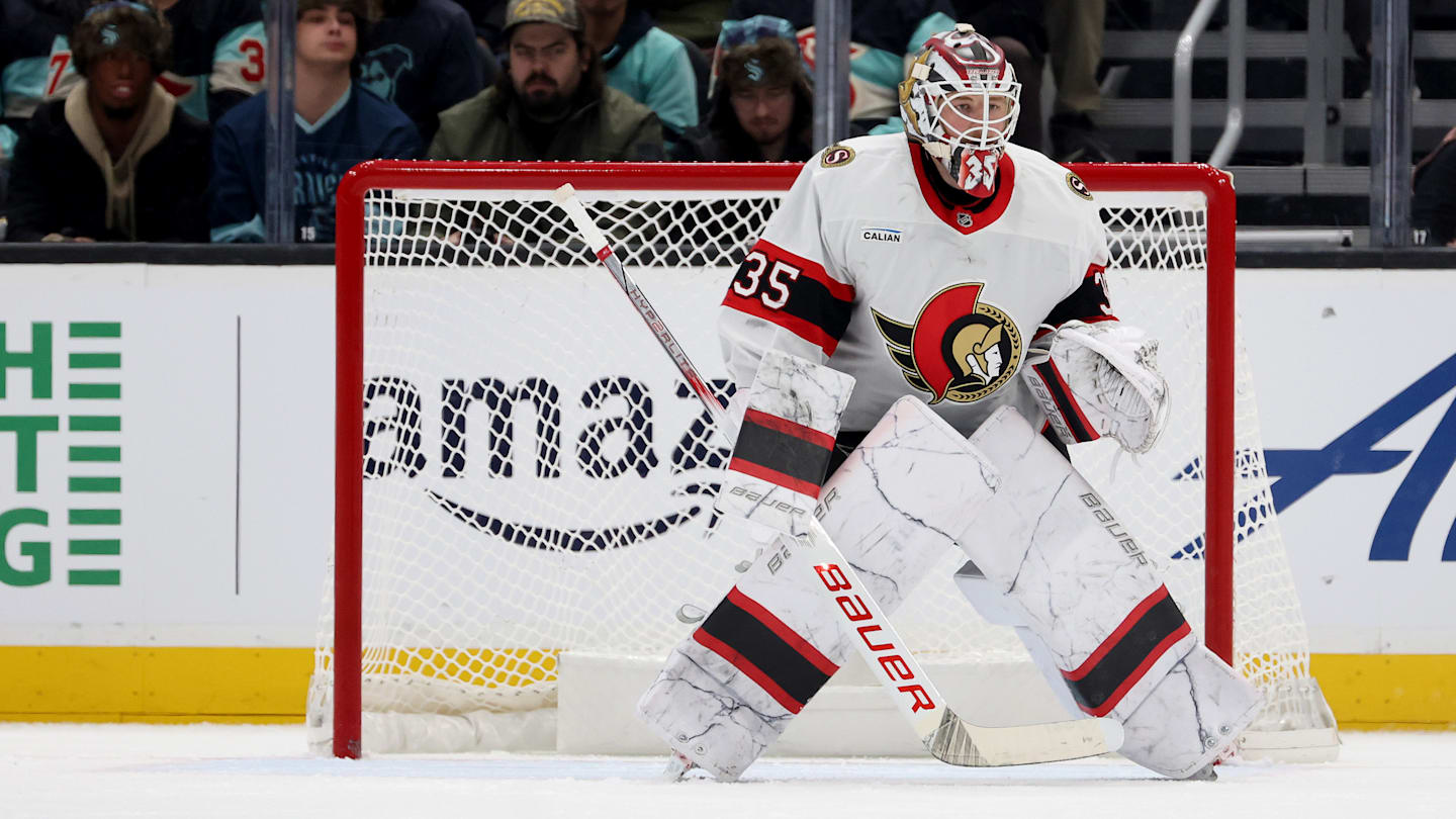 Senators receive pain to ruin holiday spirit; Linus Ullmark suffers ...