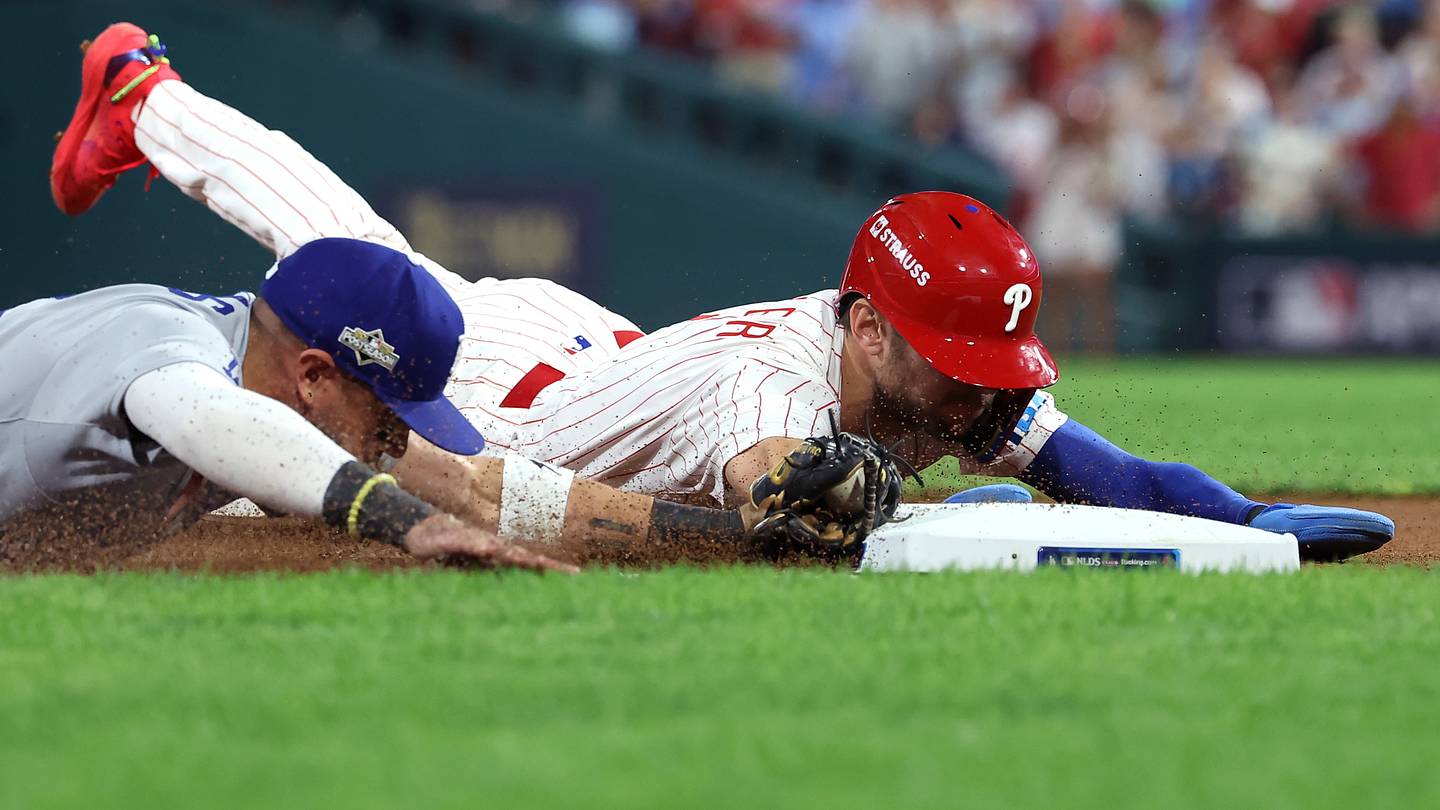 Plays of inches lead to Phillies fans’ worst nightmare in Game 2 disaster