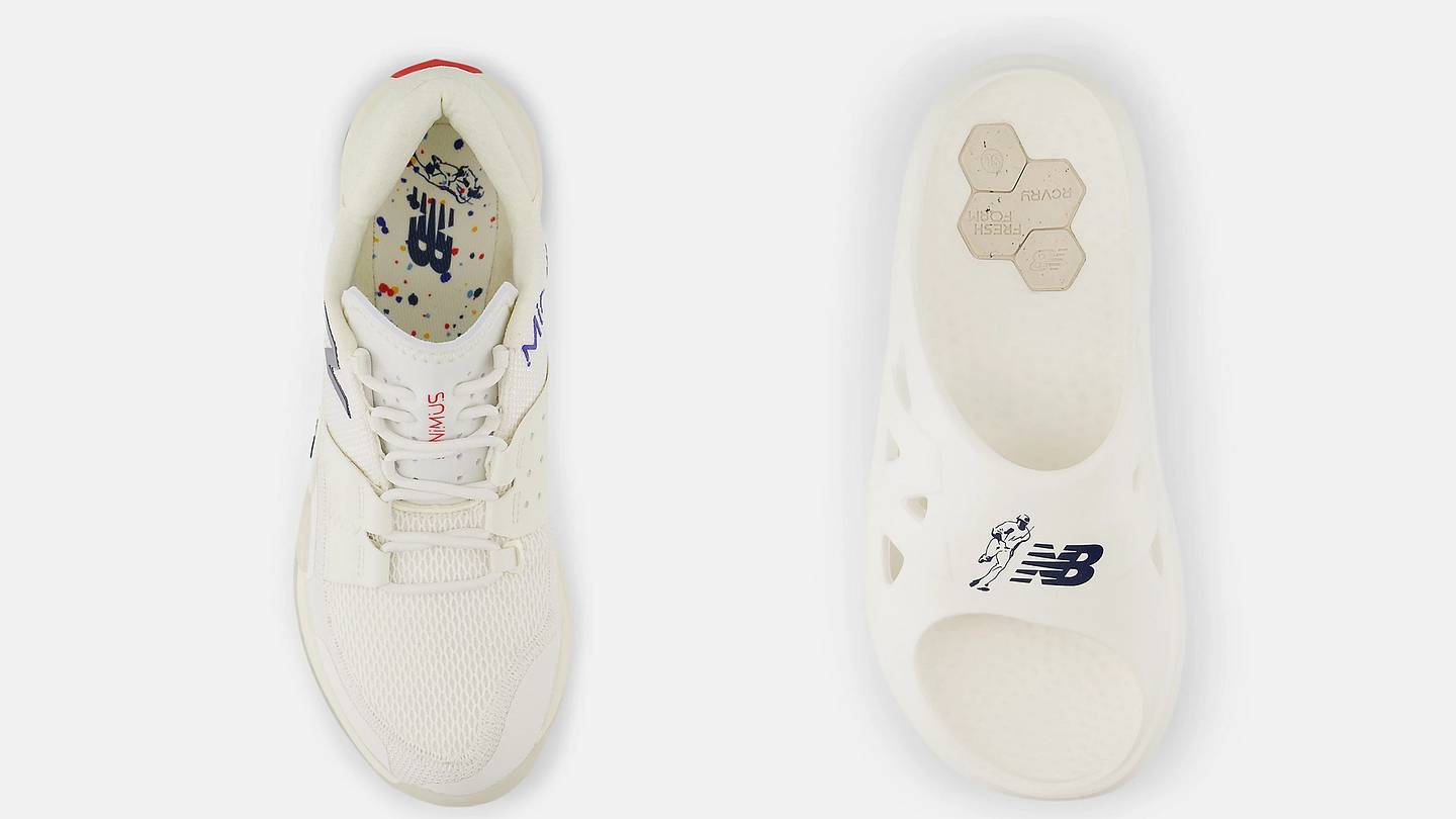 New Balance Drops Shohei Ohtani Shoes & Slides in Dodgers Colors