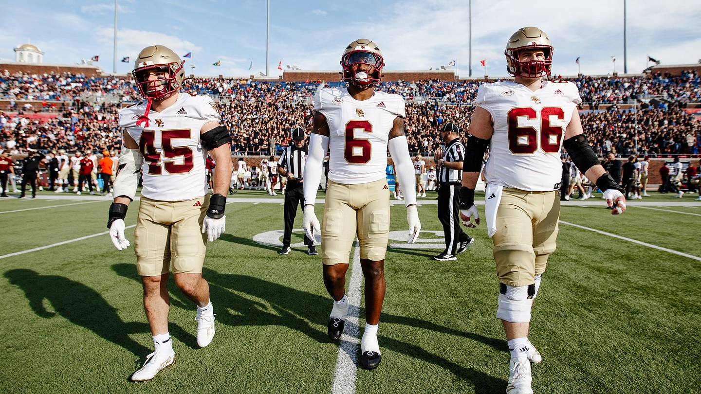 Boston College LB Joe Marinaro Makes First Career Start, The Rundown ...