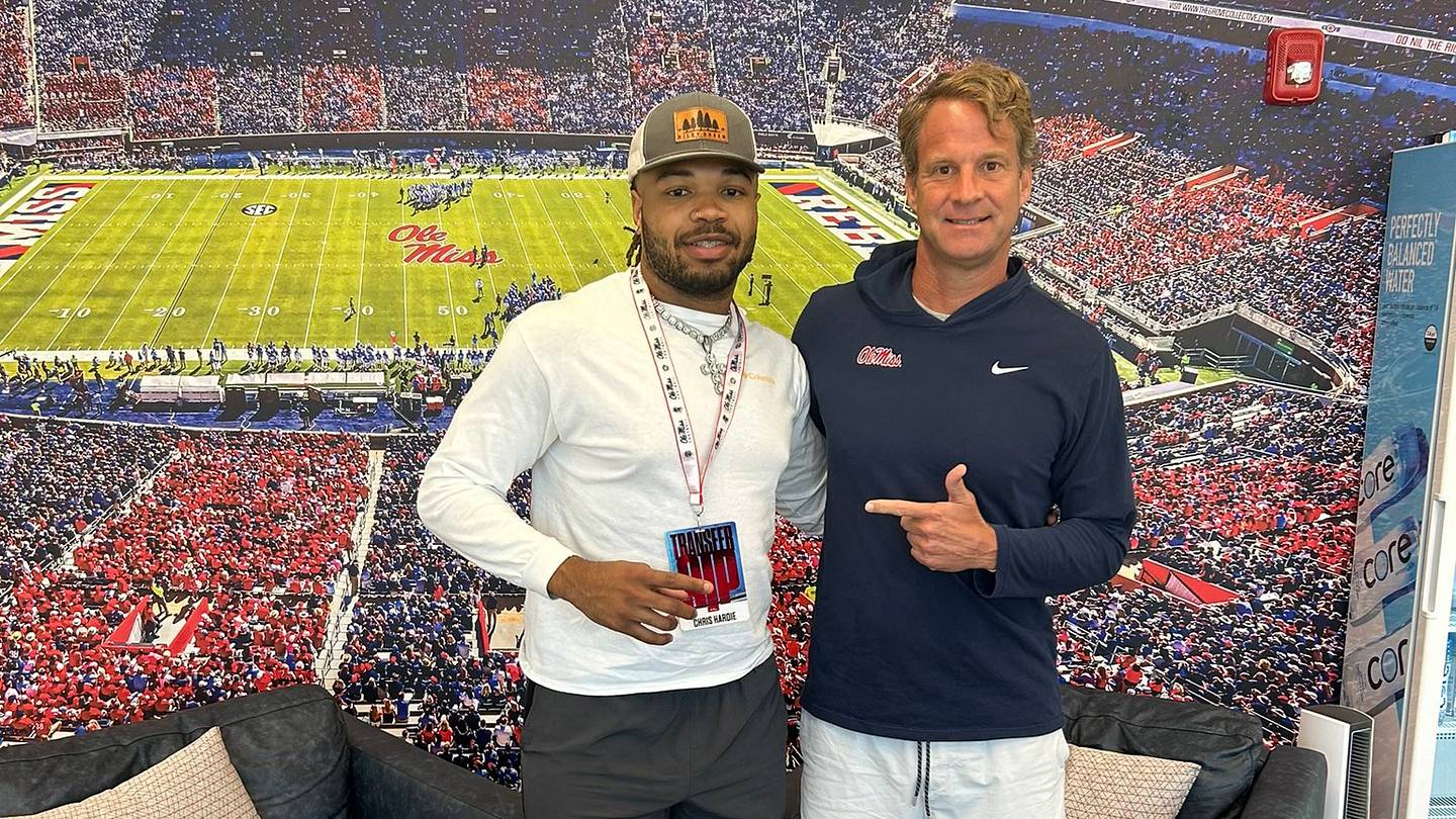 LOOK: Transfer Portal DL Chris Hardie Shares Photos From Ole Miss Visit