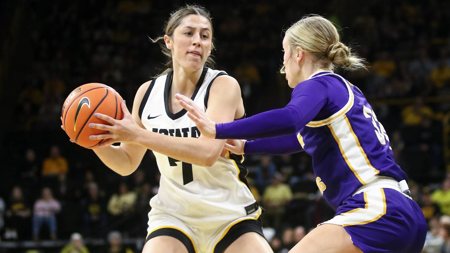 Addie Deal's 17 points powered a short-handed Iowa squad to victory ...