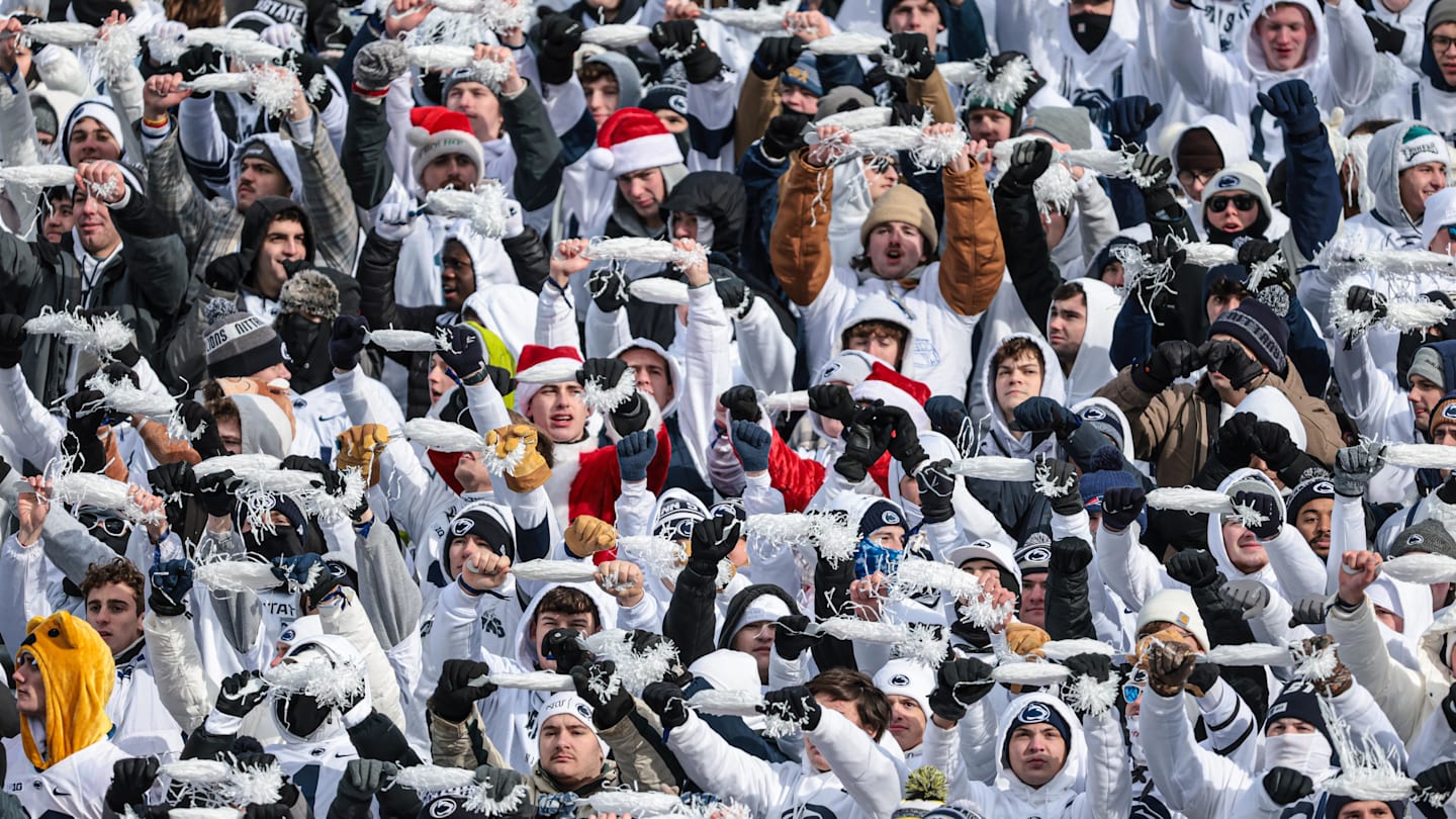 Penn State brings out fan who hilariously trolled USC for first-round ...