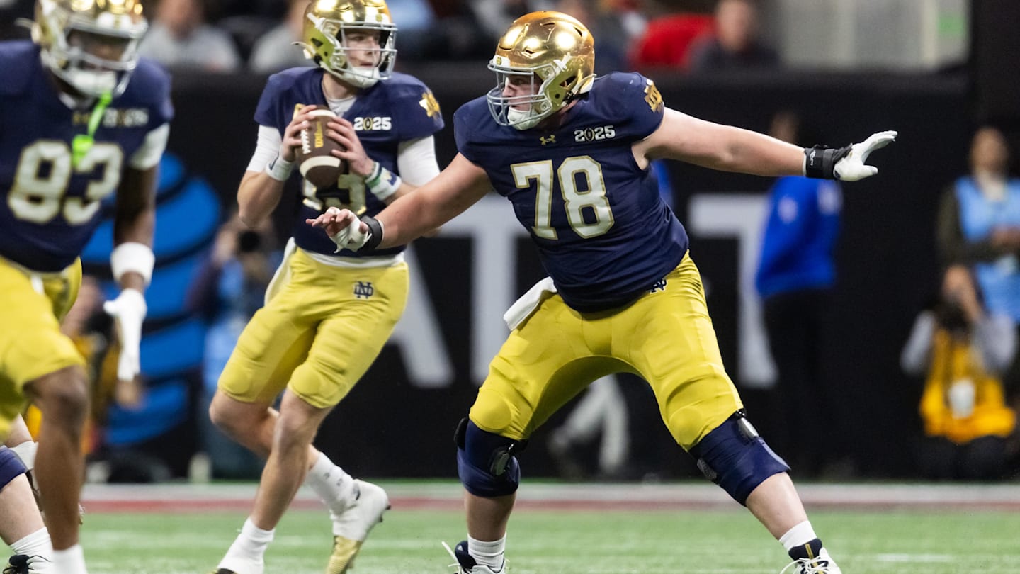 Indiana football beats out Big Ten rivals for top former Notre Dame OL ...