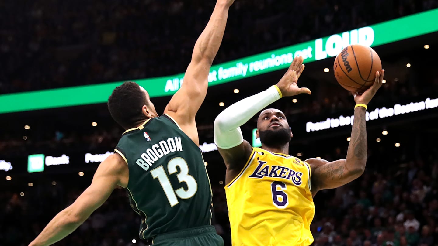 LeBron James takes shot at ex-Boston Celtics Malcolm Brogdon and Robert ...