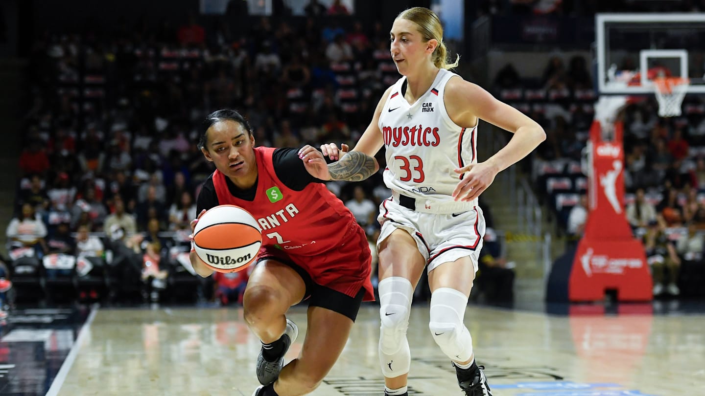 Former Hawkeye Lucy Olsen played eight minutes in her WNBA debut