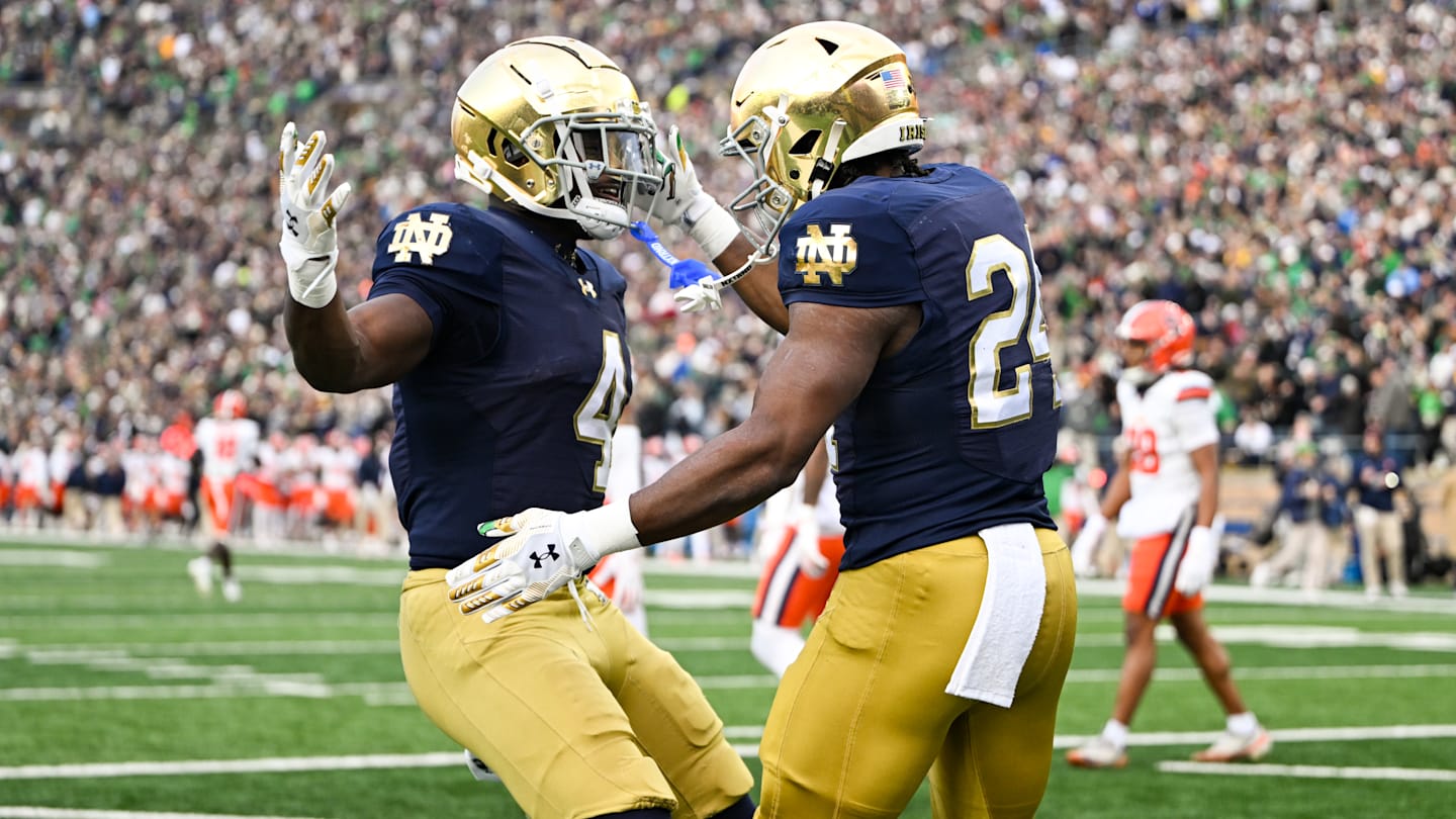 Jeremiyah Love and Jadarian Price could mirror a famous NFL backfield duo