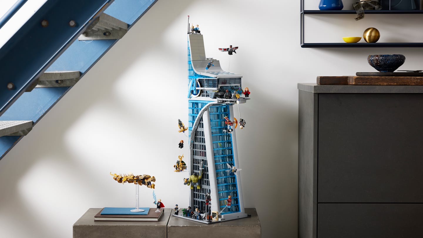 New LEGO Marvel Avengers Tower Set, coming this month, is the tallest ...