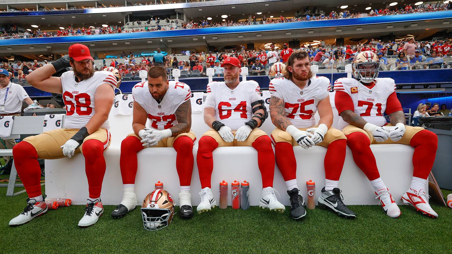 49ers offensive line is proving to be an enigma (and even PFF admits it)