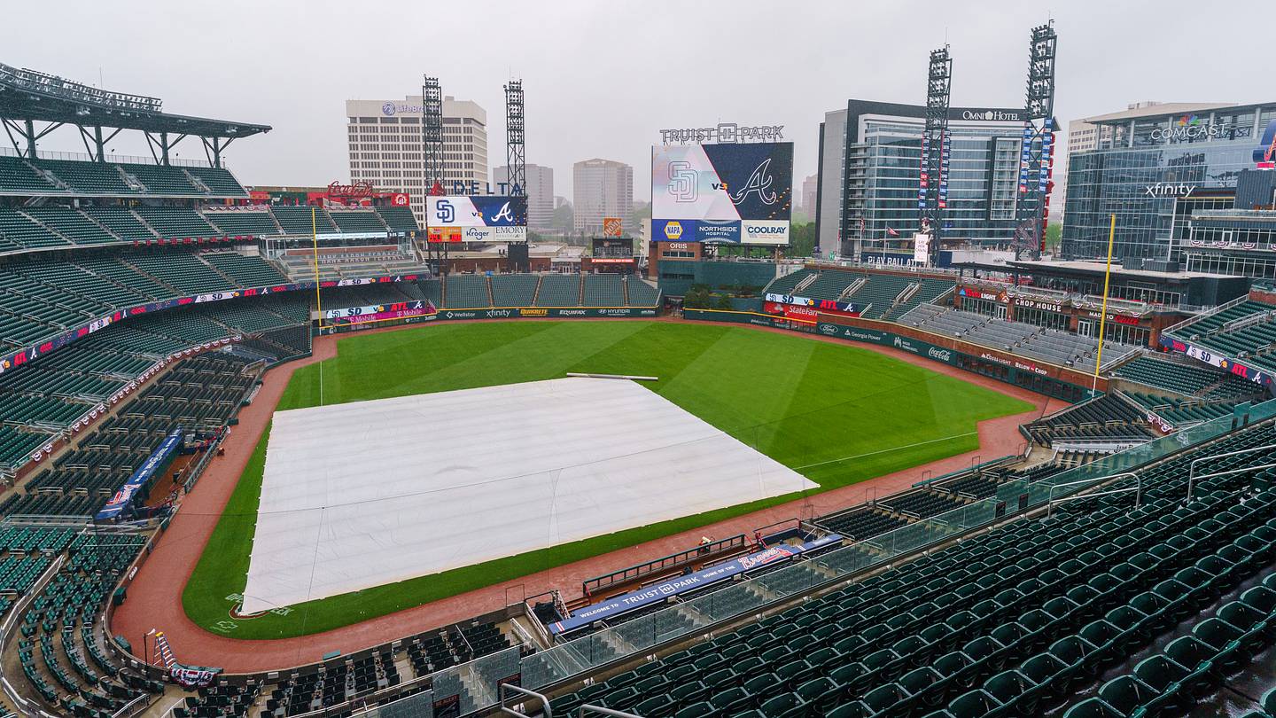 Double Mets vs. Braves rainout remains likely, how did MLB not do anything?
