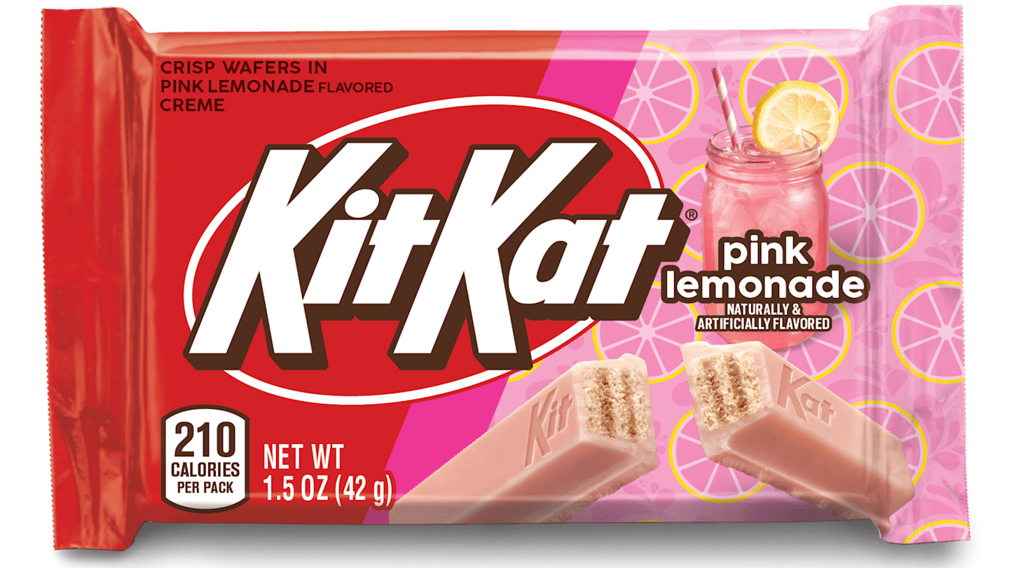 Kit Kat Pink Lemonade is the perfect sweet, tart flavor to break into ...