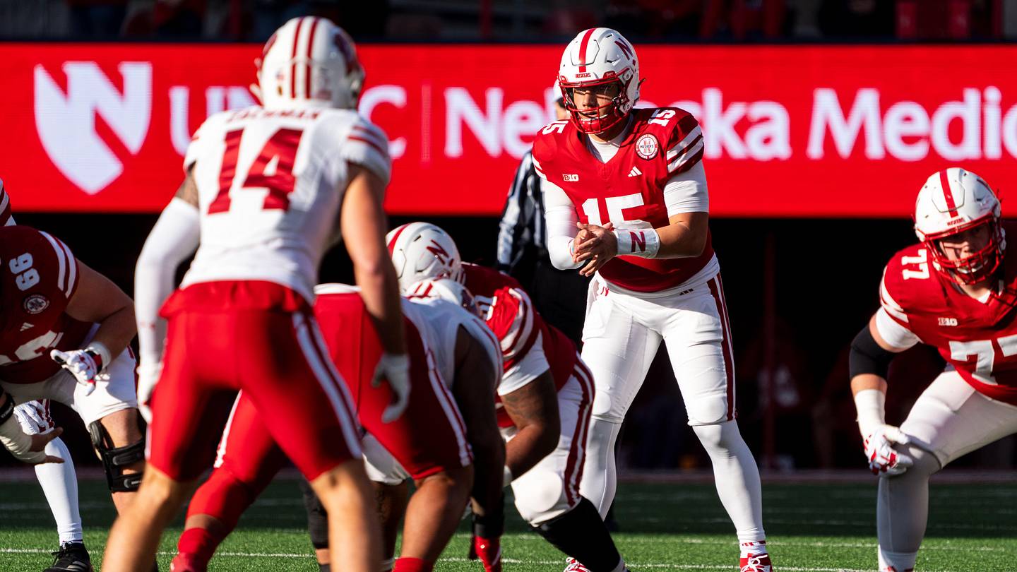 Nebraska Football Leads Wisconsin 24-10 at Halftime