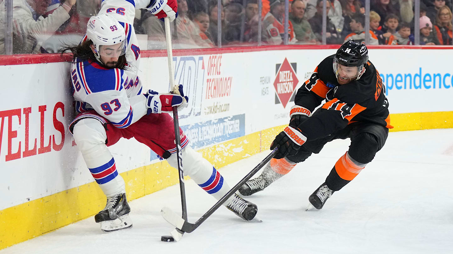 New York Rangers host the Philadelphia Flyers in a pivotal game in the ...