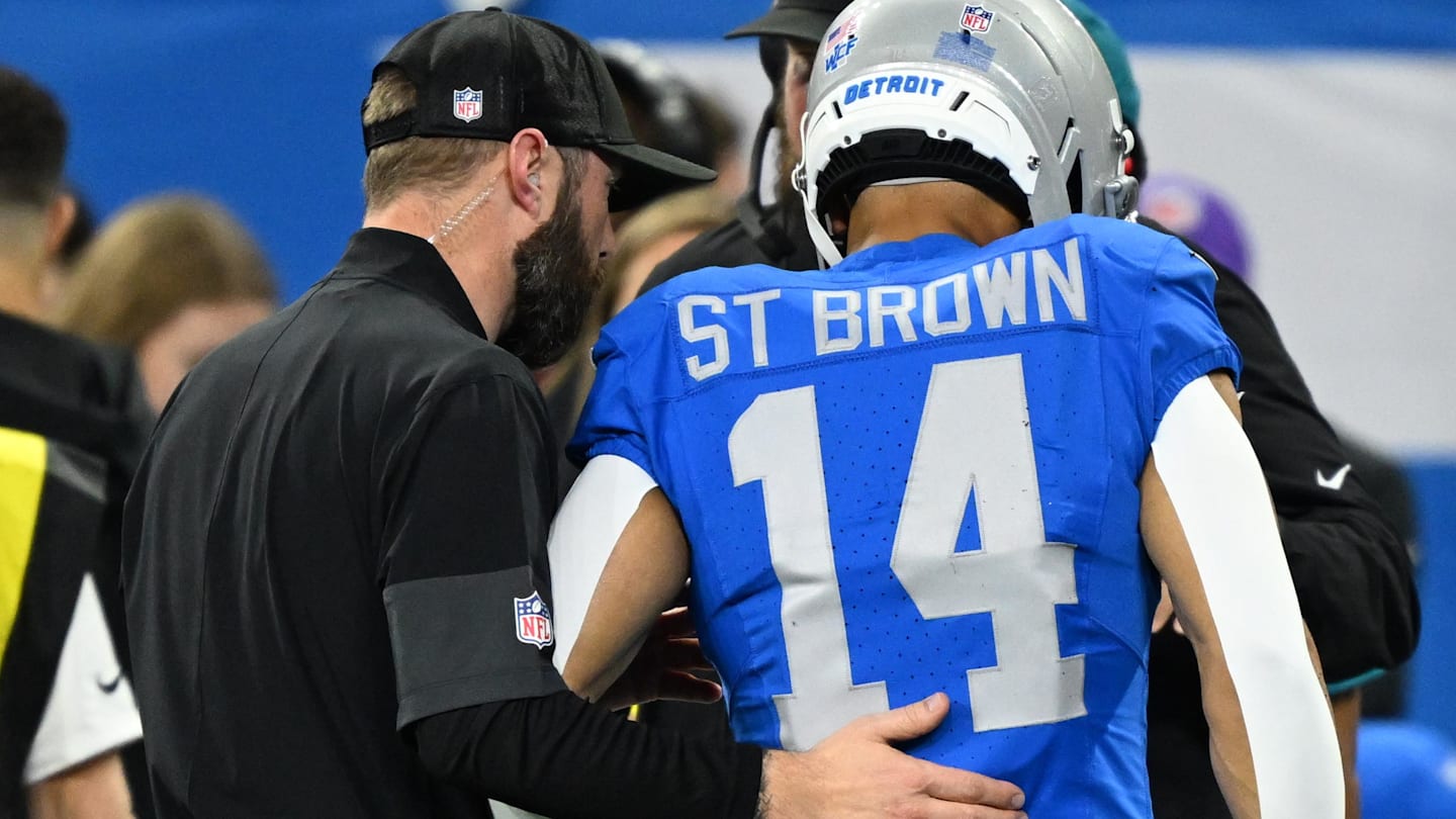 Friday's Amon-Ra St. Brown’s Injury Update Hints Lions Avoided Major ...