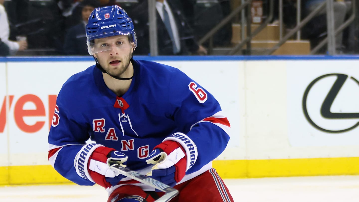 New York Rangers defensemen Zac Jones will get a chance to show his value