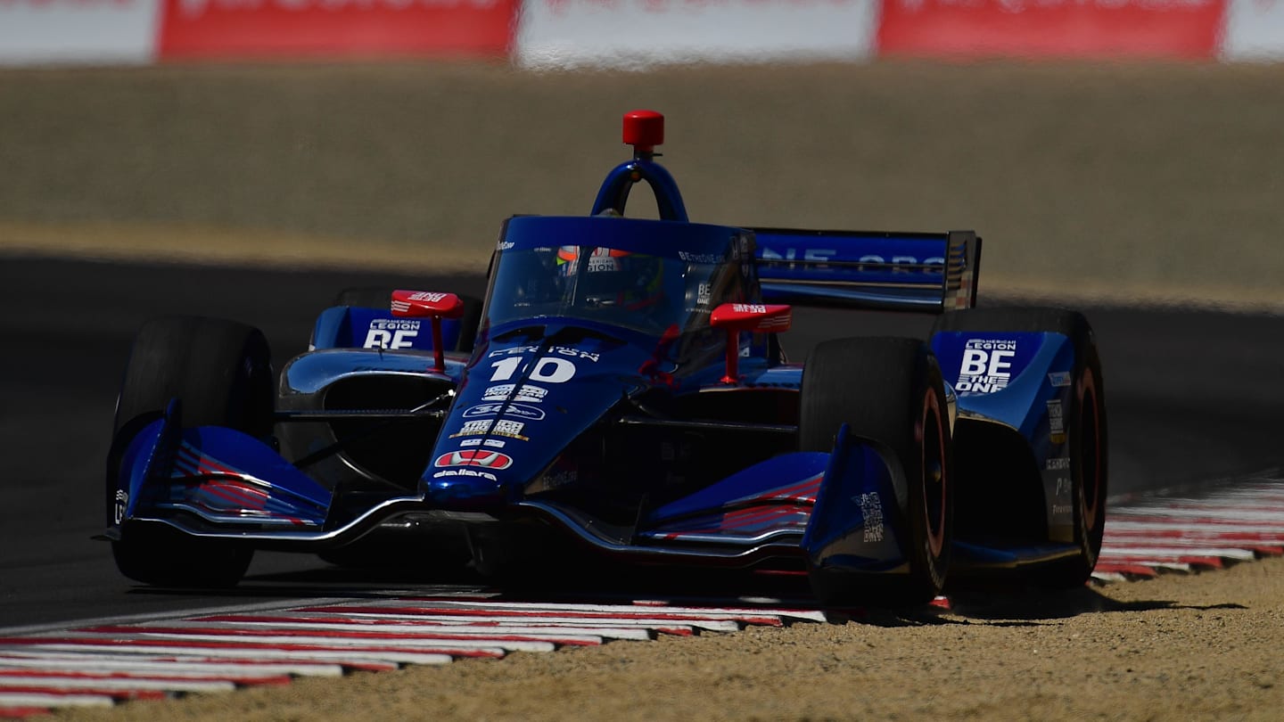 Laguna Seca qualifying updates, full IndyCar starting lineup