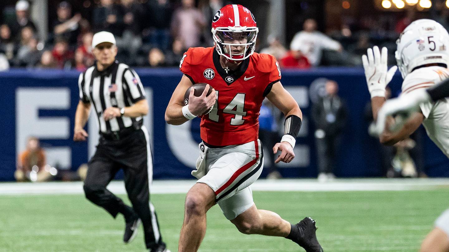 Gunner Stockton masks a surprise further down the Georgia ...