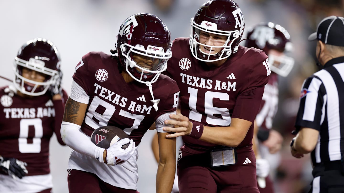 Collin Klein throws Texas A&M fans for a loop on WR with 'home run ...