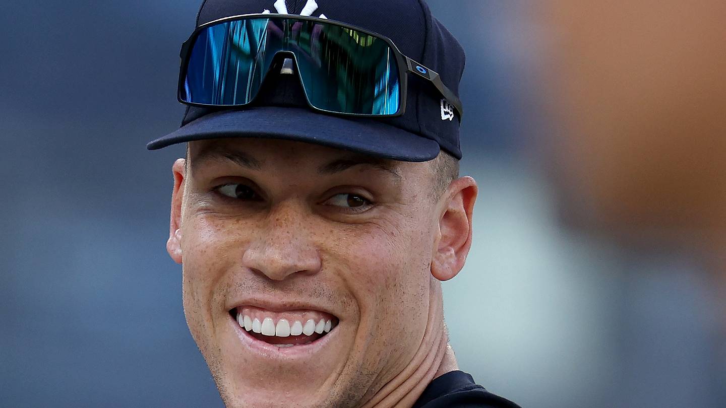 Aaron Judge's historic on-base streak ends in most ironic way possible ...