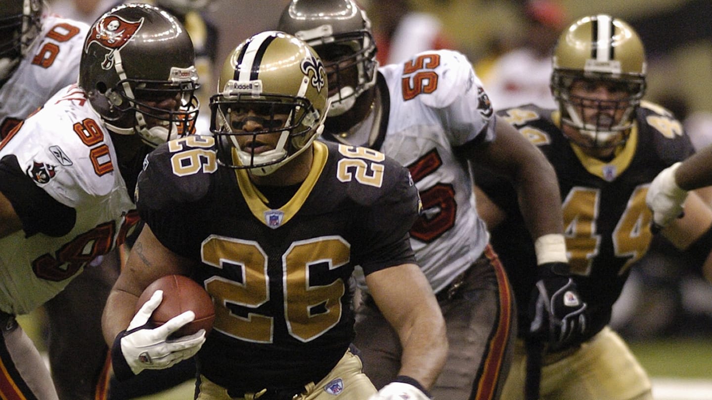 Deuce McAllister is the Saints player of the day