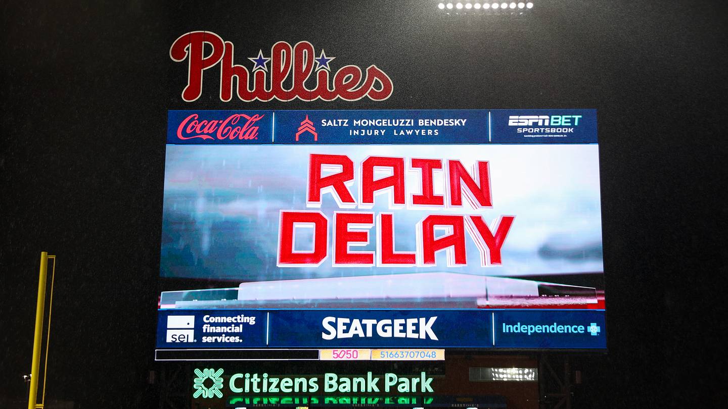 Phillies vs. Marlins Rain Delay, Sept. 25: Weather updates, start time ...