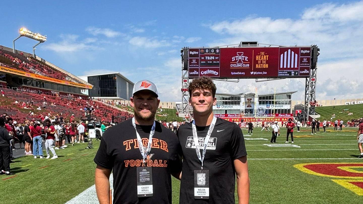 Nolan Kriegel Adding Name to Iowa High School Football Record Books