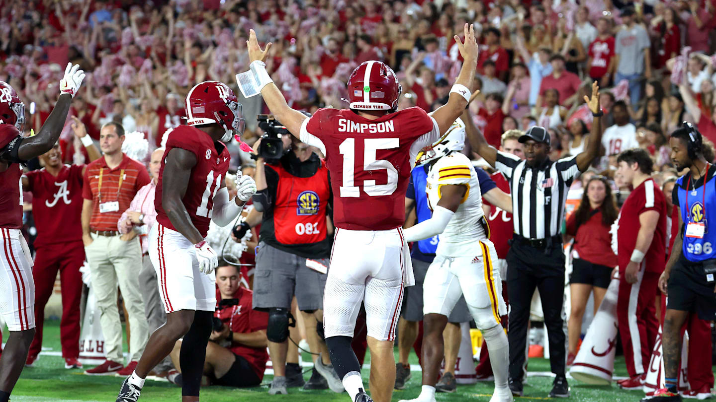 Alabama Crimson Tide News: Ty Simpson breaking records, Jamo getting ...