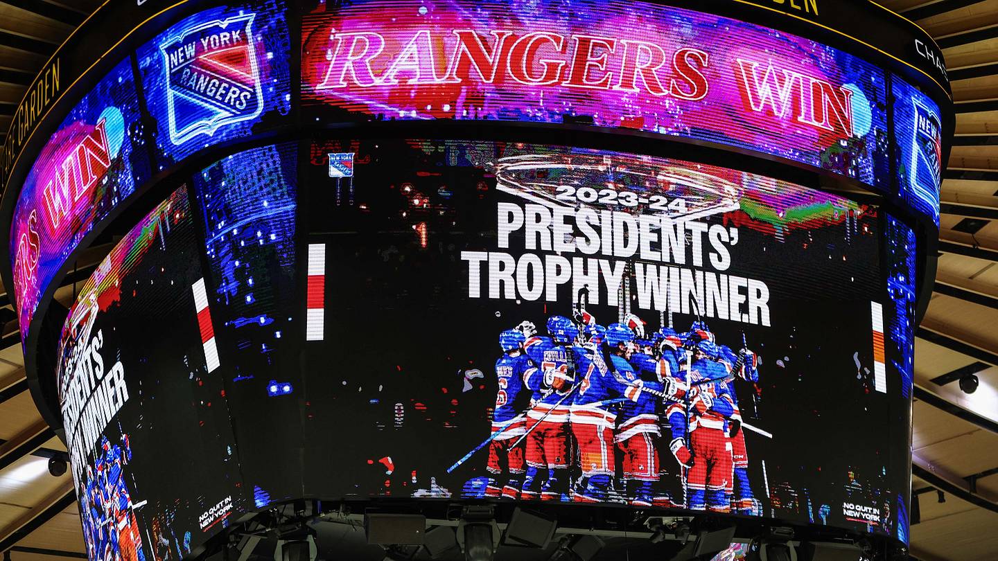The NHL Presidents' Trophy curse has become hard to ignore