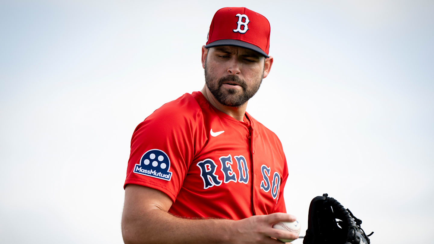 Former Red Sox pitcher reunites with old team after rehabbing on Boston ...