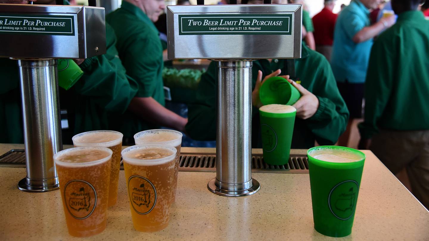 What is Crow's Nest, the mystery beer at the Masters Tournament?