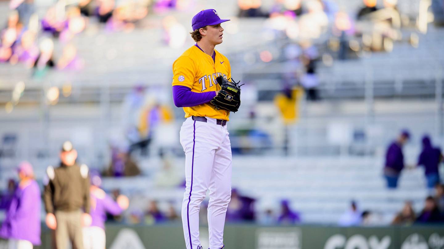 LSU Baseball Right-Handed Pitcher Selected in 2025 MLB Draft by Atlanta ...