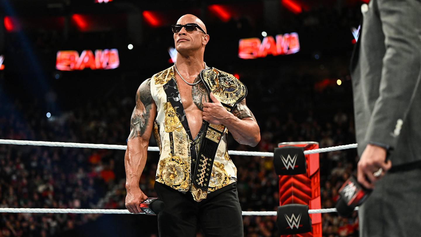 WWE wrestlers train with The Rock in Celtic jerseys