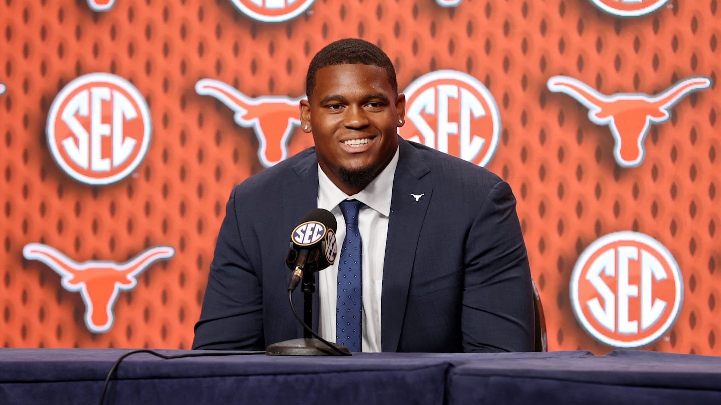 Kelvin Banks Jr. slips slightly in the first round of the NFL Draft