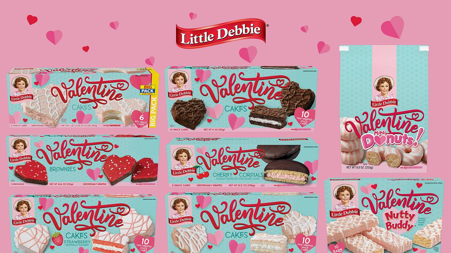 Little Debbie Vanilla Mini Donuts celebrate Valentine’s Day sweetness