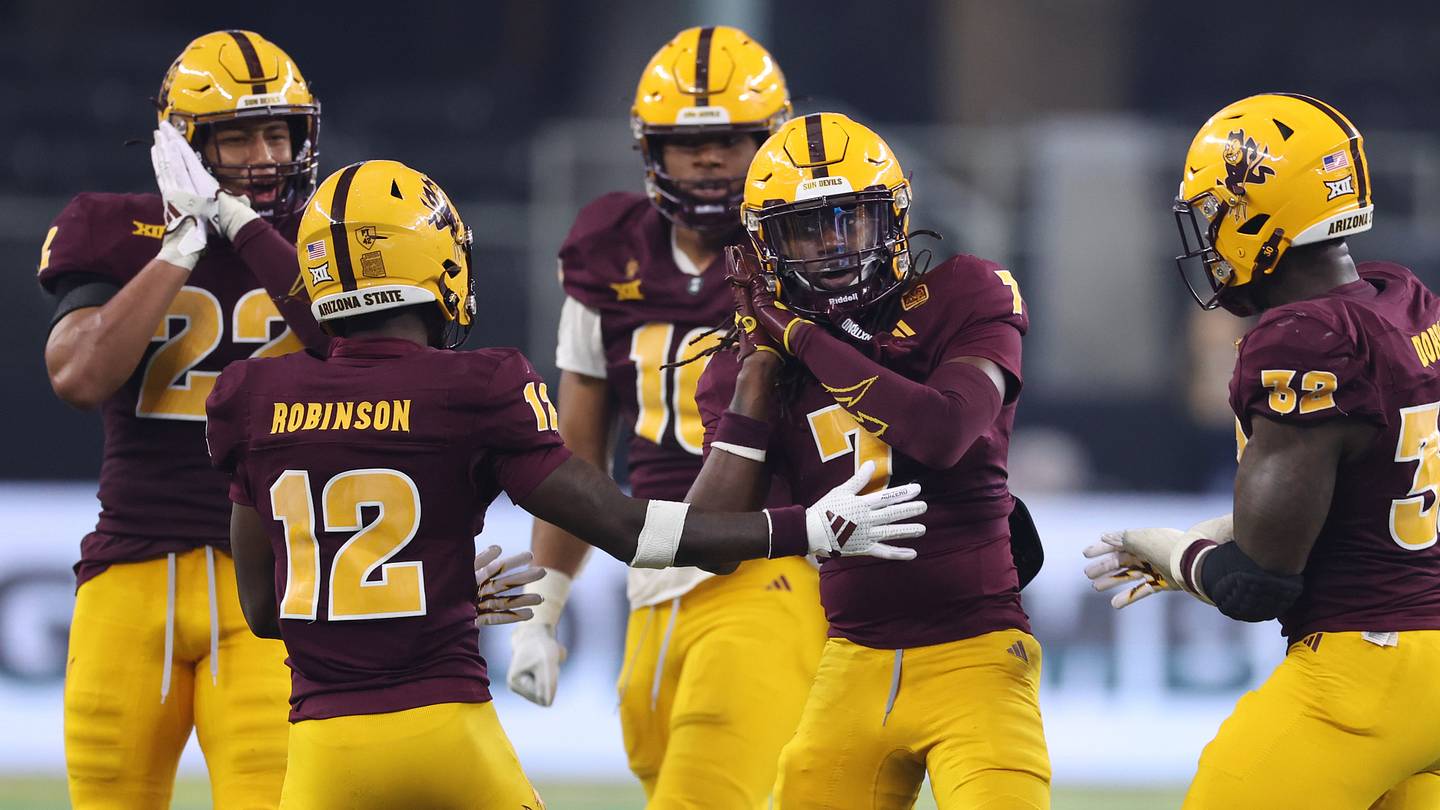 The updated College Football Playoff field after Arizona State wins the ...